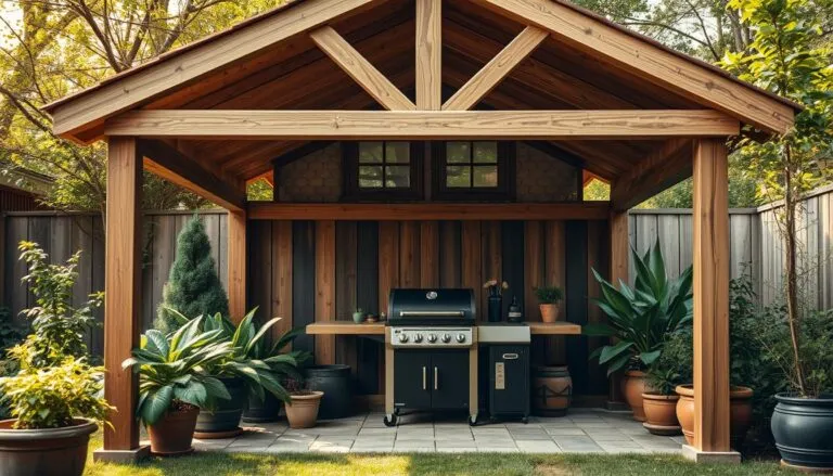 Grill Unterstand selber bauen - DIY Anleitung